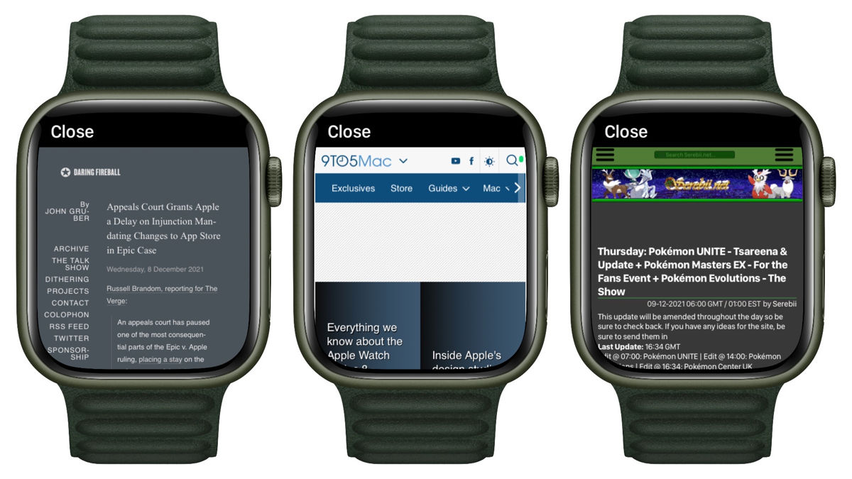 ท่องเว็บบน Apple Watch ผ่านแอป µBrowser – Dailygizmo
