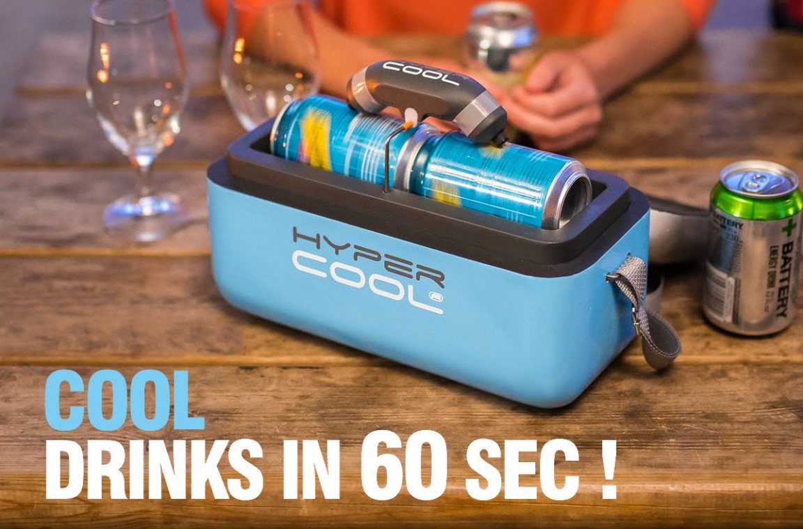 Hypercool ทำน้ำกระป๋องให้เย็นใน 1 นาที – Dailygizmo