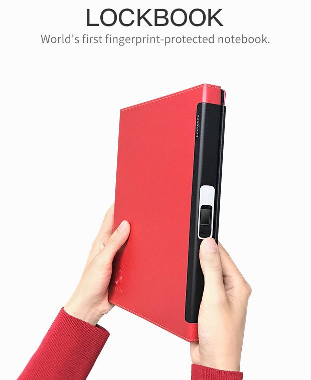 LOCKBOOK สมุดจด…ปลดล็อคด้วยลายนิ้วมือ – Dailygizmo