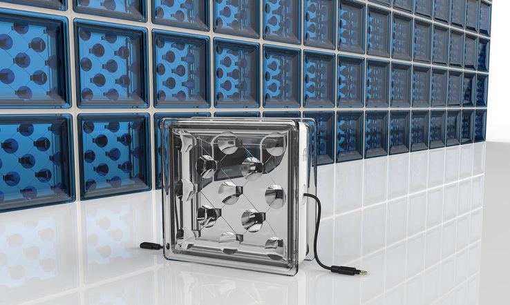 Solar Squared บล็อกแก้วผลิตไฟฟ้า ทางเลือกประหยัดพลังงาน – Dailygizmo