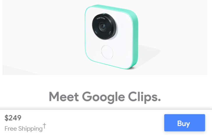 Google Clip กล้องพร้อม AI วางขายแล้ว – Dailygizmo