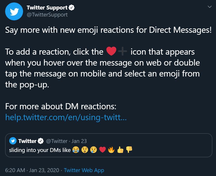 ทวิตเตอร์ผุดฟีเจอร์ใหม่ Emoji reaction ให้สนุกกับการแชร์ความรู้สึกผ่าน ...