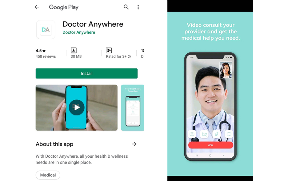 “Doctor Anywhere” พบแพทย์ออนไลน์ที่ไหนก็ได้ผ่านสมาร์ตโฟน – Dailygizmo