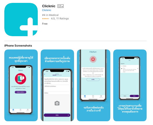 ตรวจคัดกรอง COVID-19 ฟรี ผ่านแอป Clicknic พร้อมคุยกับหมอผ่าน VDO Call ...