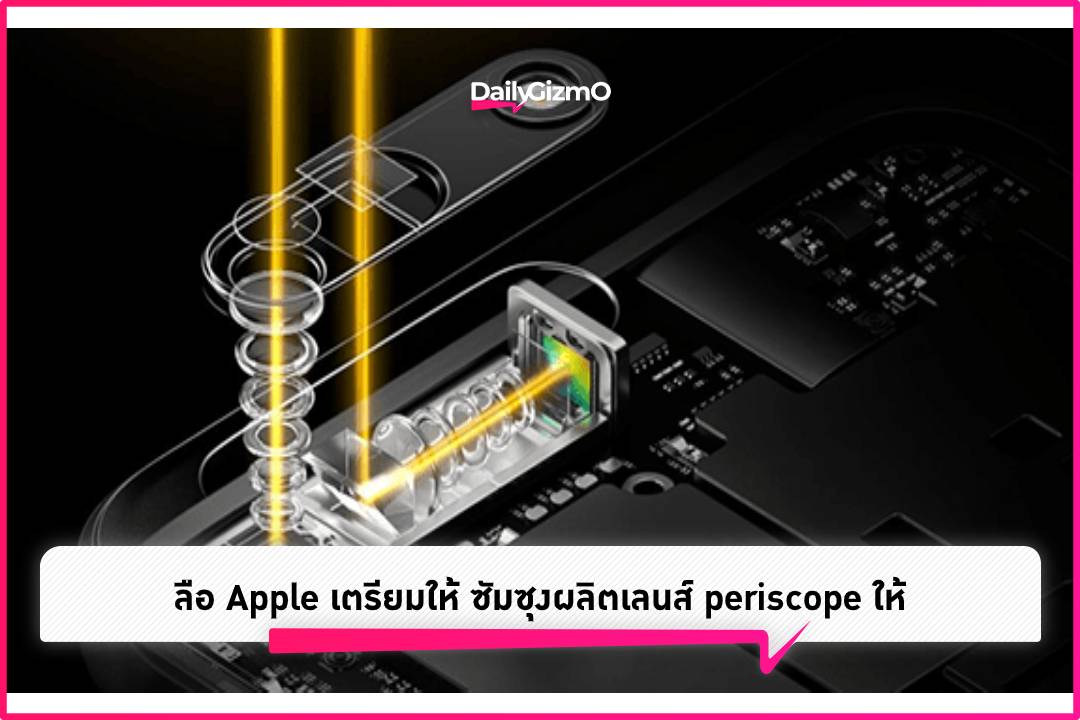 ลือ Apple เตรียมให้ ซัมซุงผลิตเลนส์ periscope ให้ – Dailygizmo